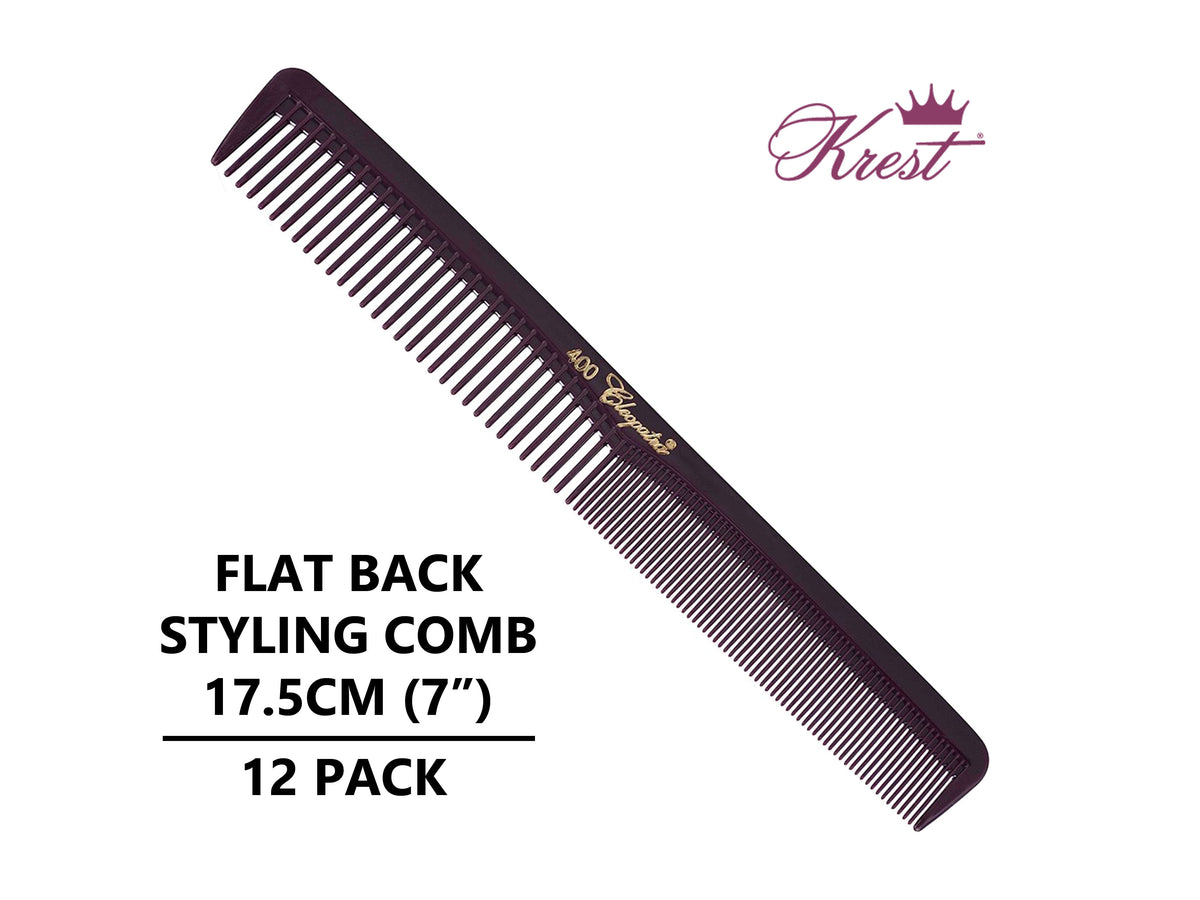 Krest Cleopatra #400 Styling Combs, Plum - 12 Pack – Hair and More
