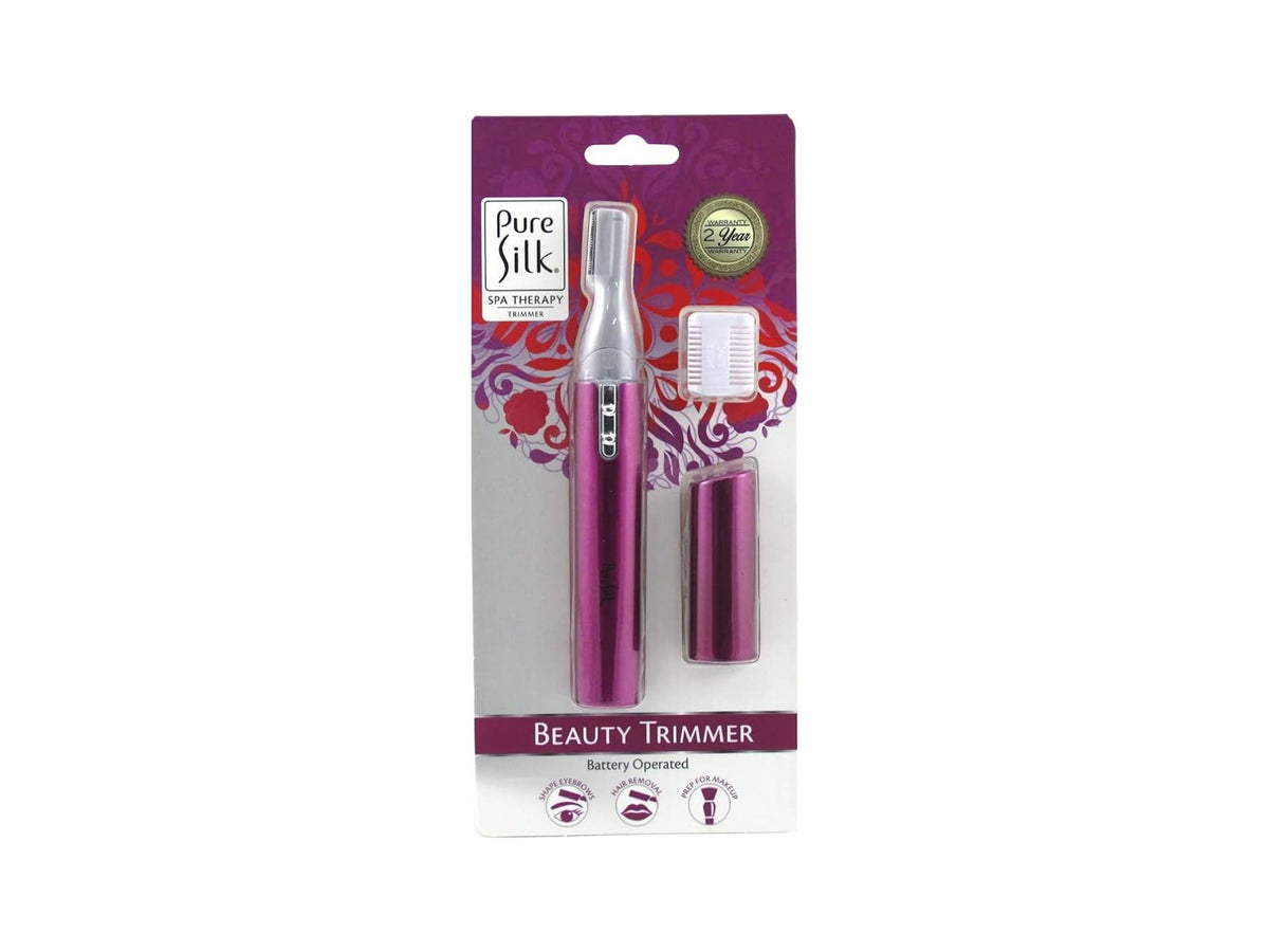 Pure Silk Beauty Trimmer, Battery Operated – Hair and More