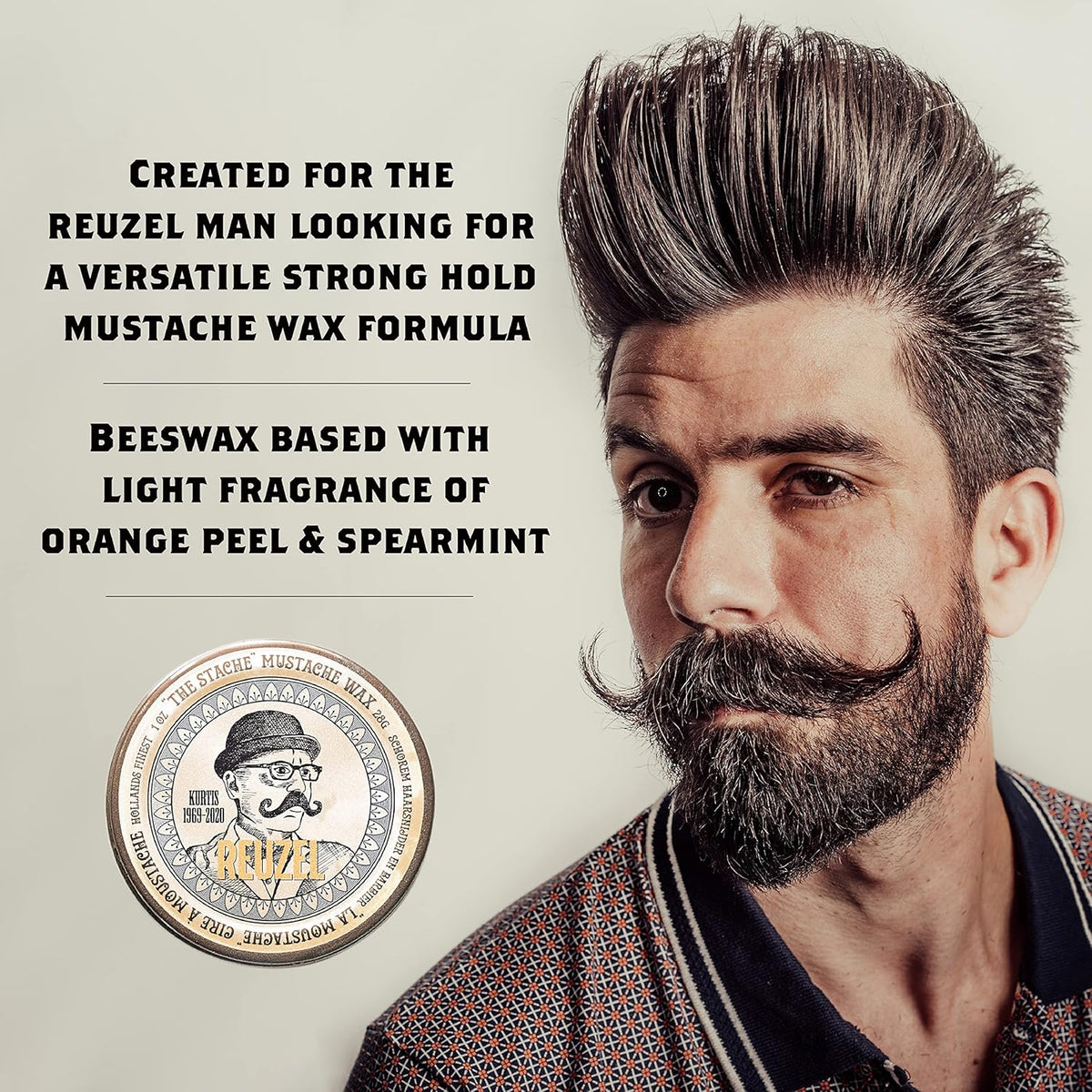 REUZEL "The Stache" Mustache Wax 28g – Hair and More