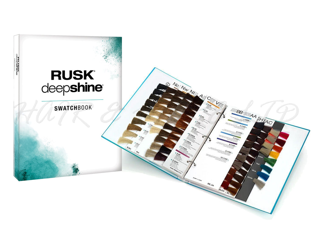 Rusk Deepshine Swatch Book – Hair and More