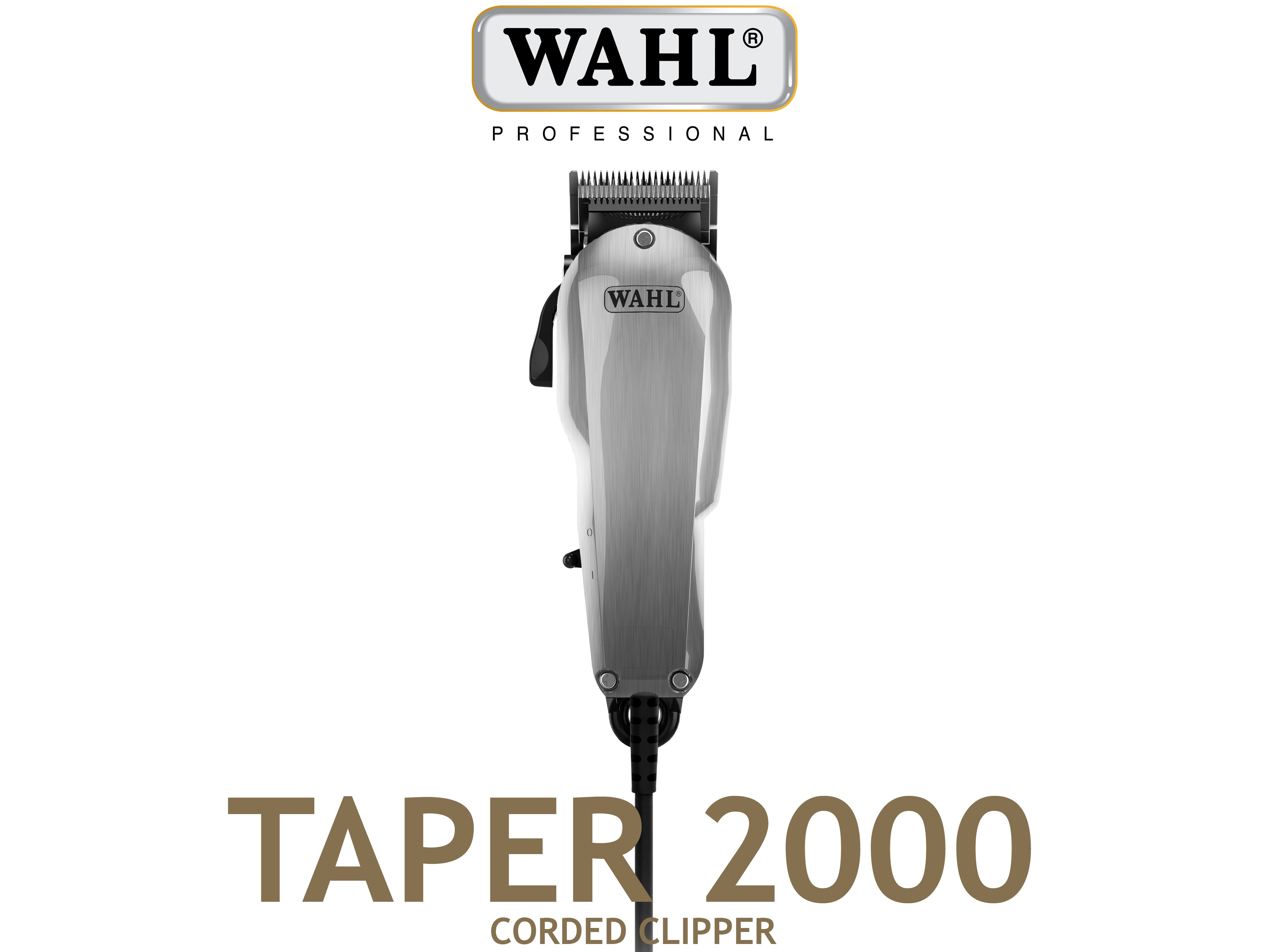 WAHL Professional Classic Series TAPER 2000 Chrome Hair and More