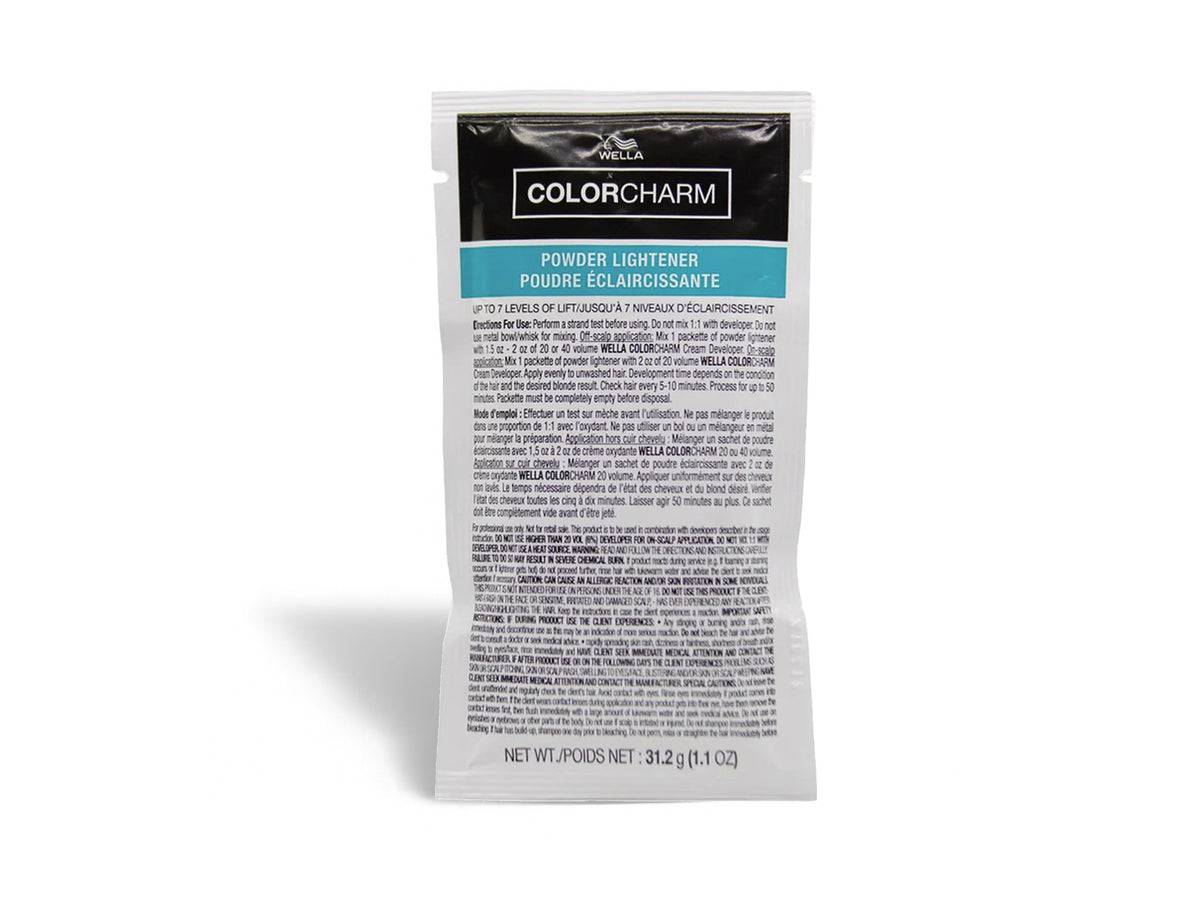 Wella Color Charm Powder Lightener Bleach Sachet 31g – Hair and More
