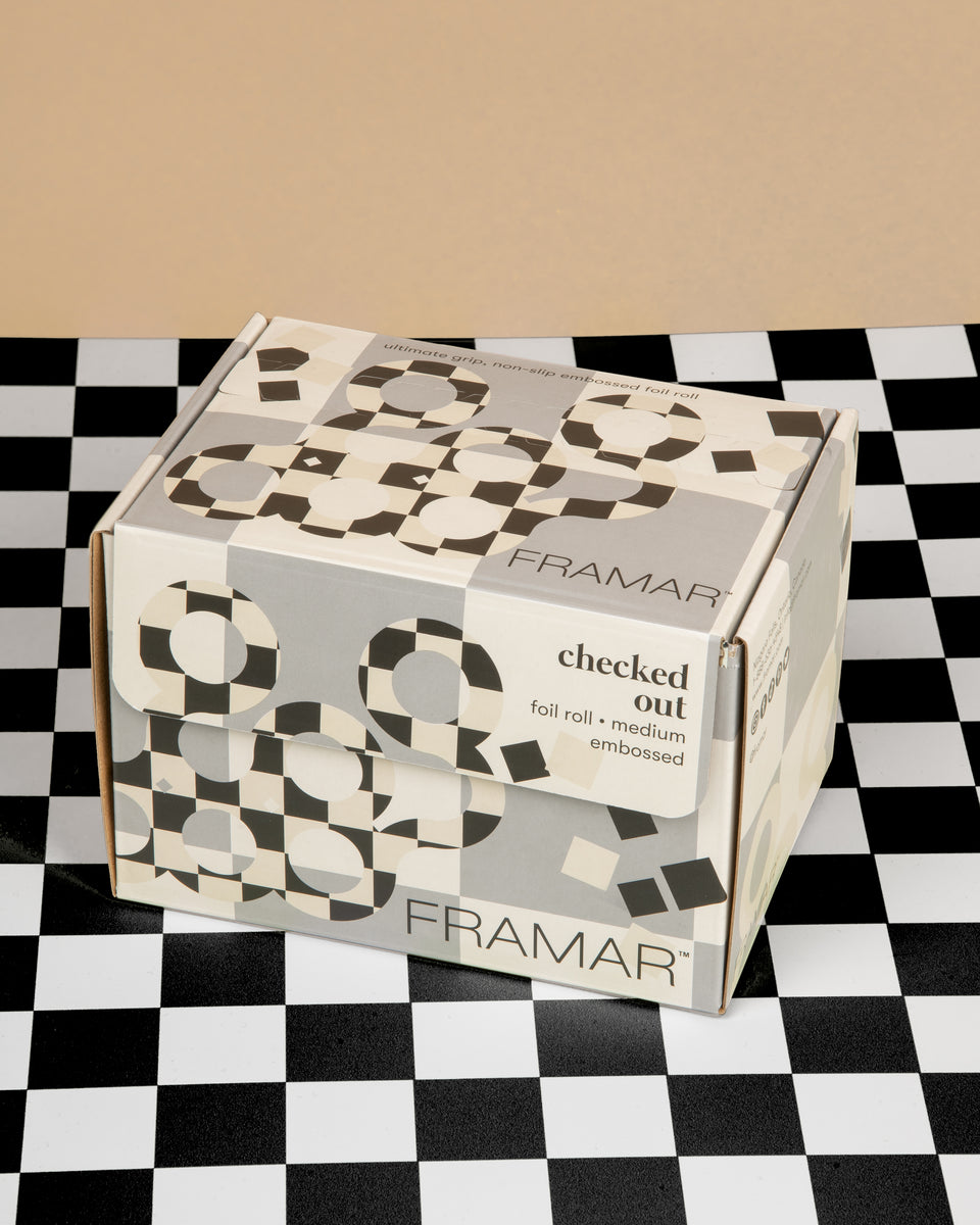 Framar Checked Out Embossed Roll Foil 97.5m (320ft) – Hair and More