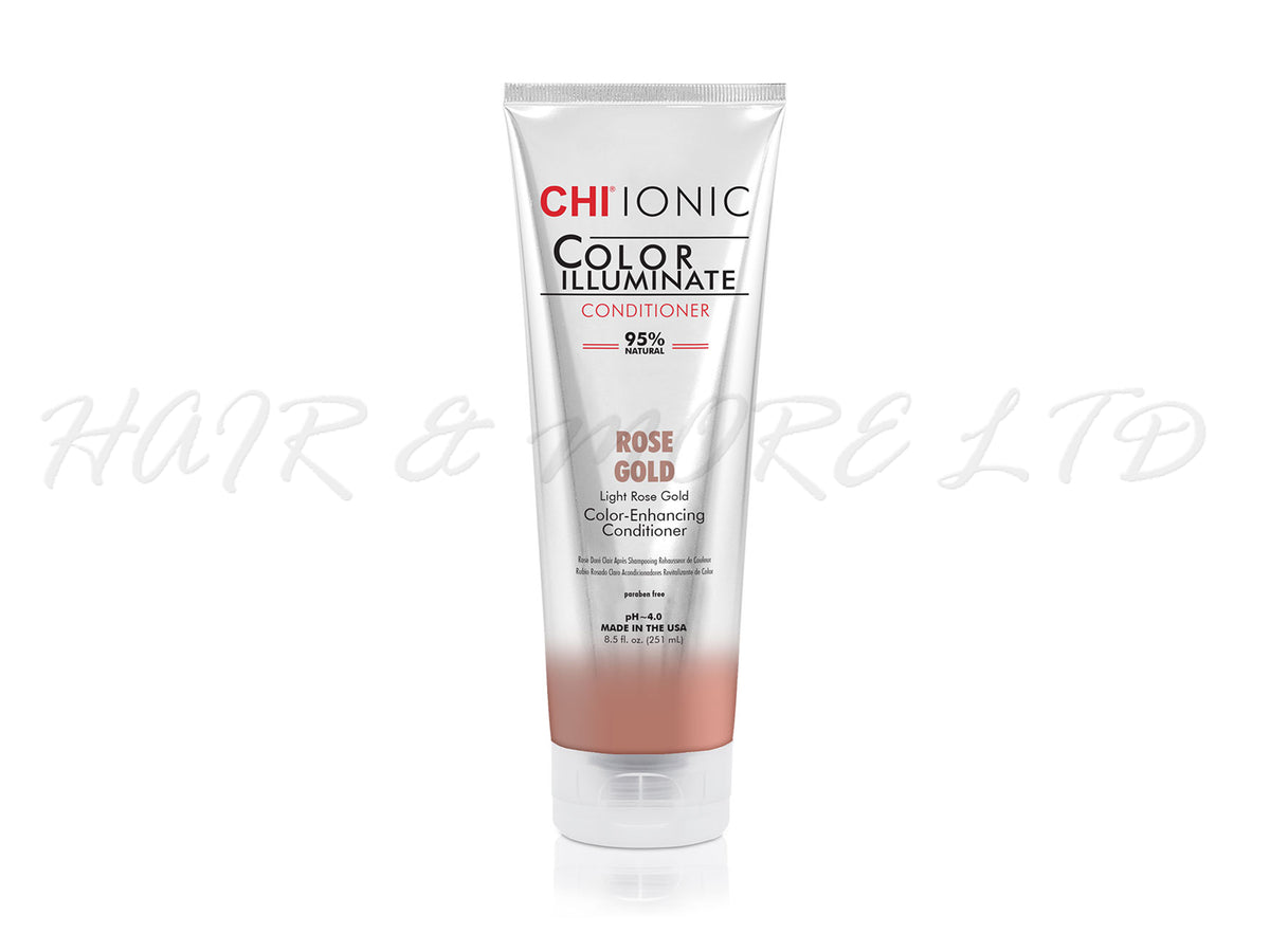 CHI Ionic Color Illuminate Conditioner 251ml - Rose Gold – Hair and More