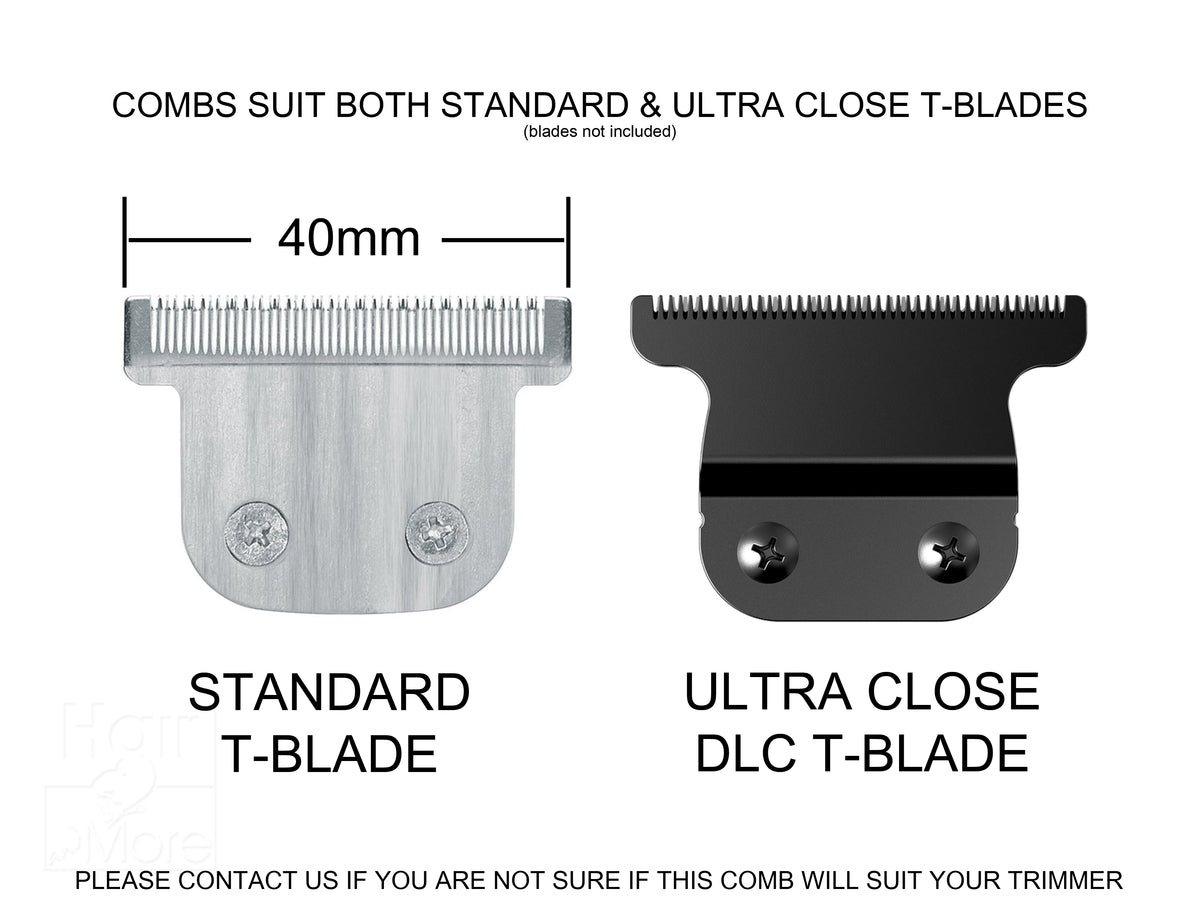 WAHL Premium Trimmer Guide Comb (T-Wide Blade) - #1/2 (1.5mm) (suits 9 ...
