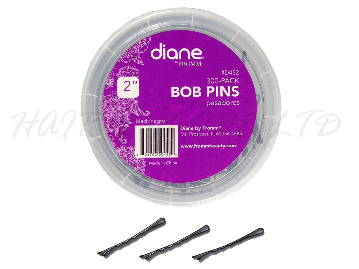 Professional Bobby Pins - Bulk 300 pce Tub - Black – Hair and More