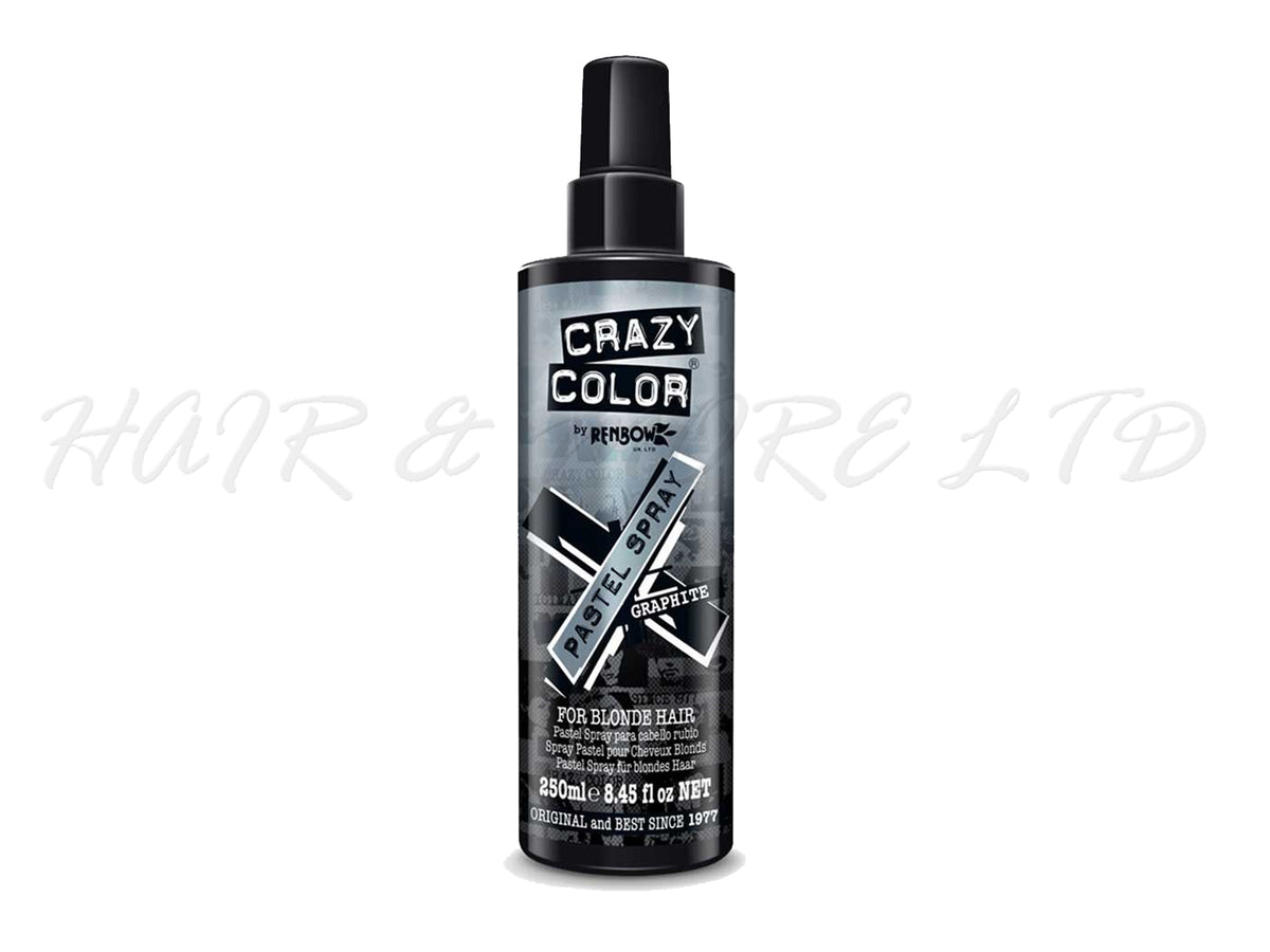 Crazy Color Temporary Colour Pastel Spray - Graphite 250ml – Hair and More