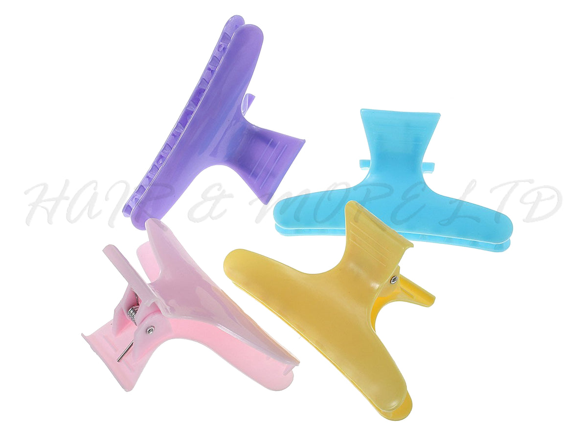 Butterfly Sectioning Clips - Pastel 12 pack – Hair and More