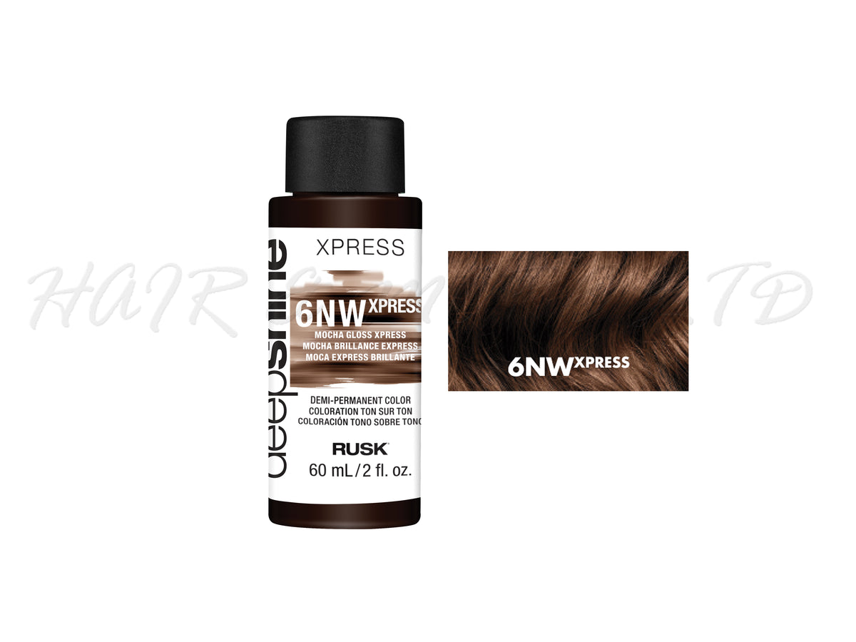 Rusk Deepshine Gloss Xpress Demi-Permanent Colour 60ml – Hair and More