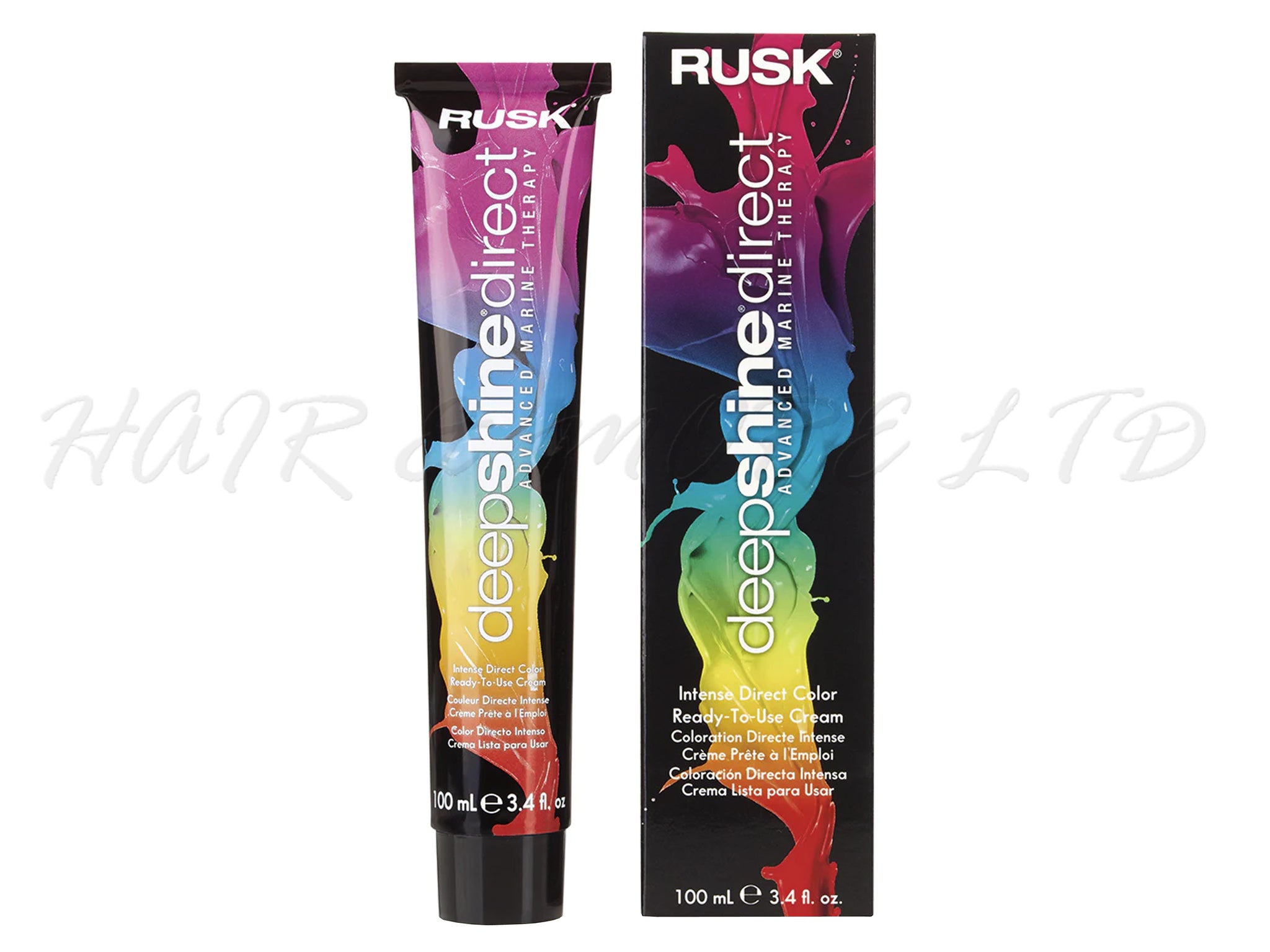 Rusk Deepshine Direct, Intense Direct Colour 100ml – Hair and More