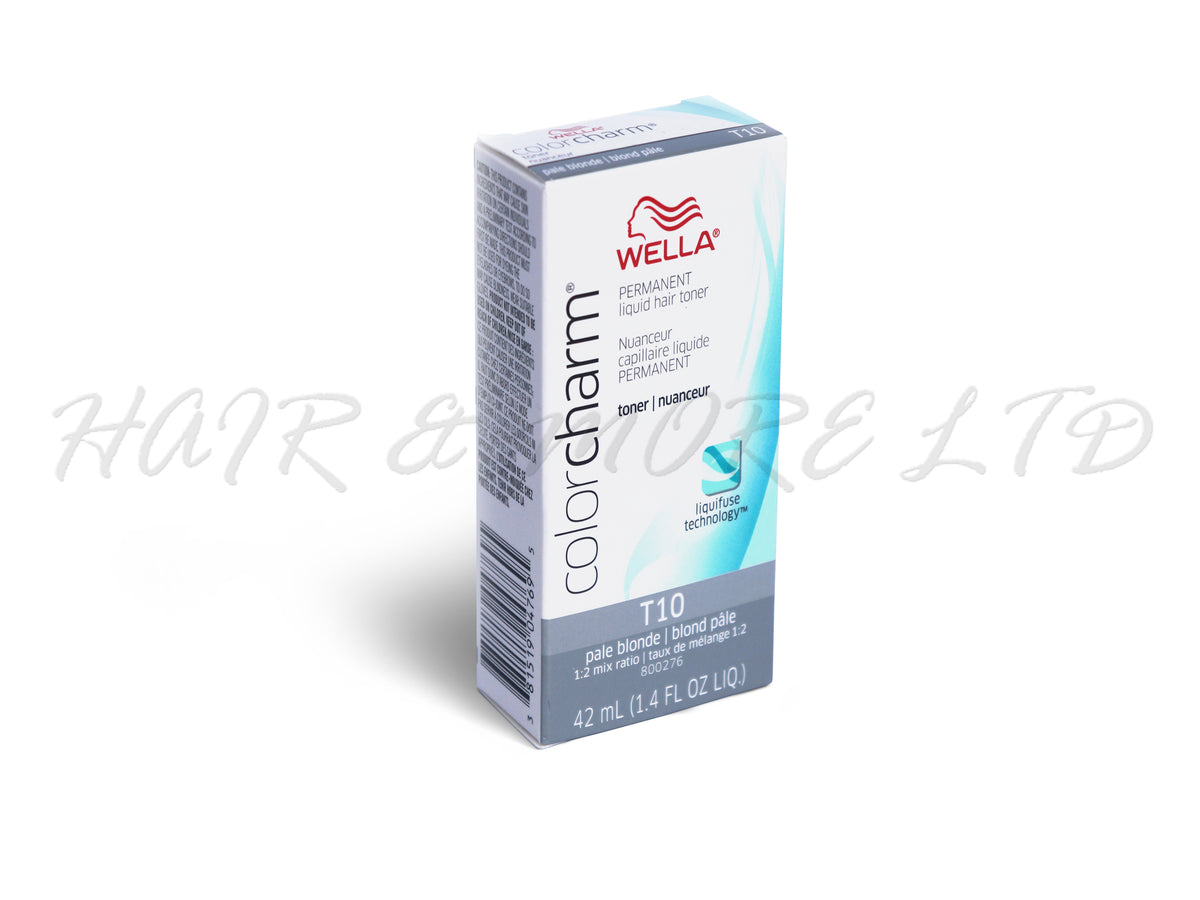 Wella Colour Charm Permanent Toner - #T10 Pale Blonde – Hair and More