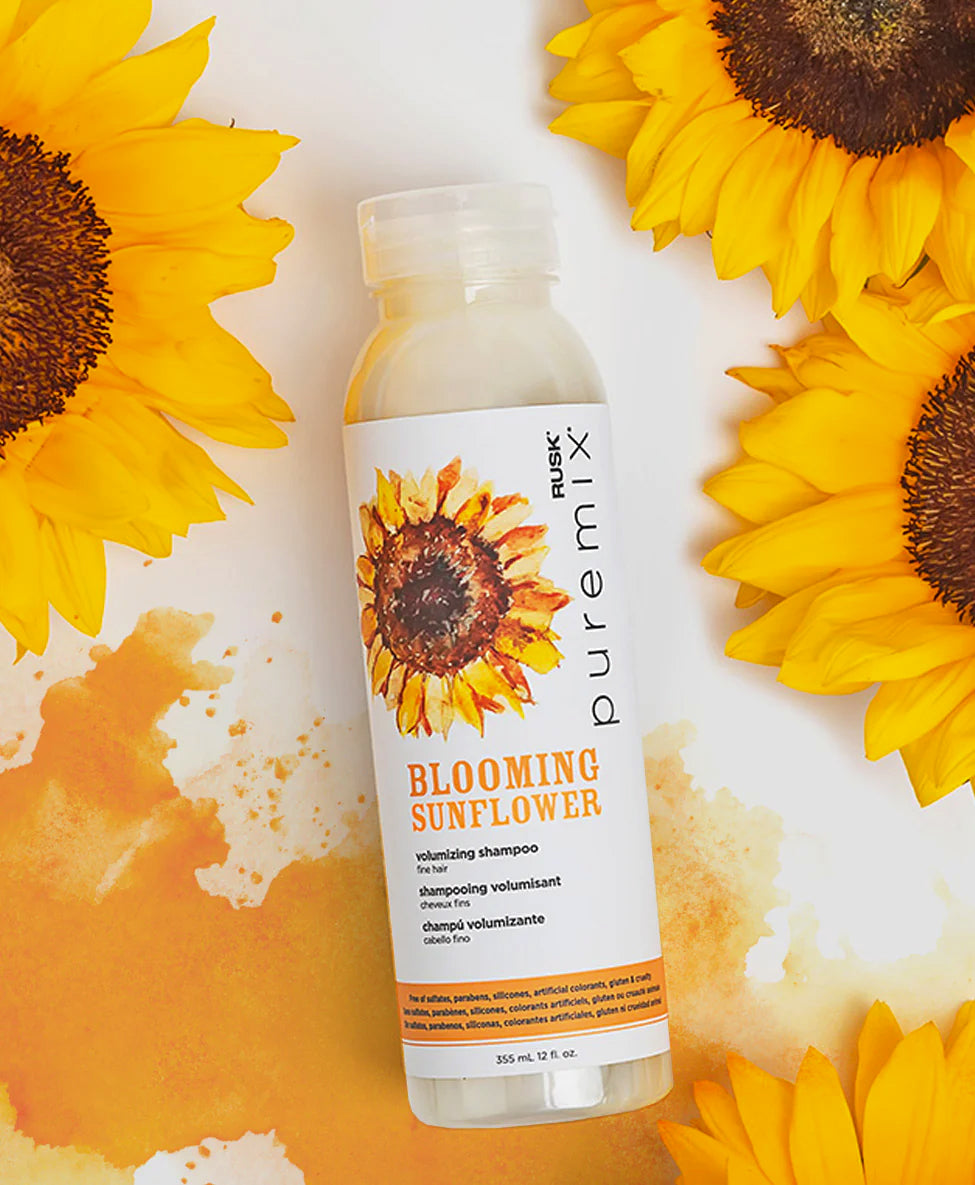 Rusk Puremix Blooming Sunflower Volumizing Shampoo 355ml – Hair and More