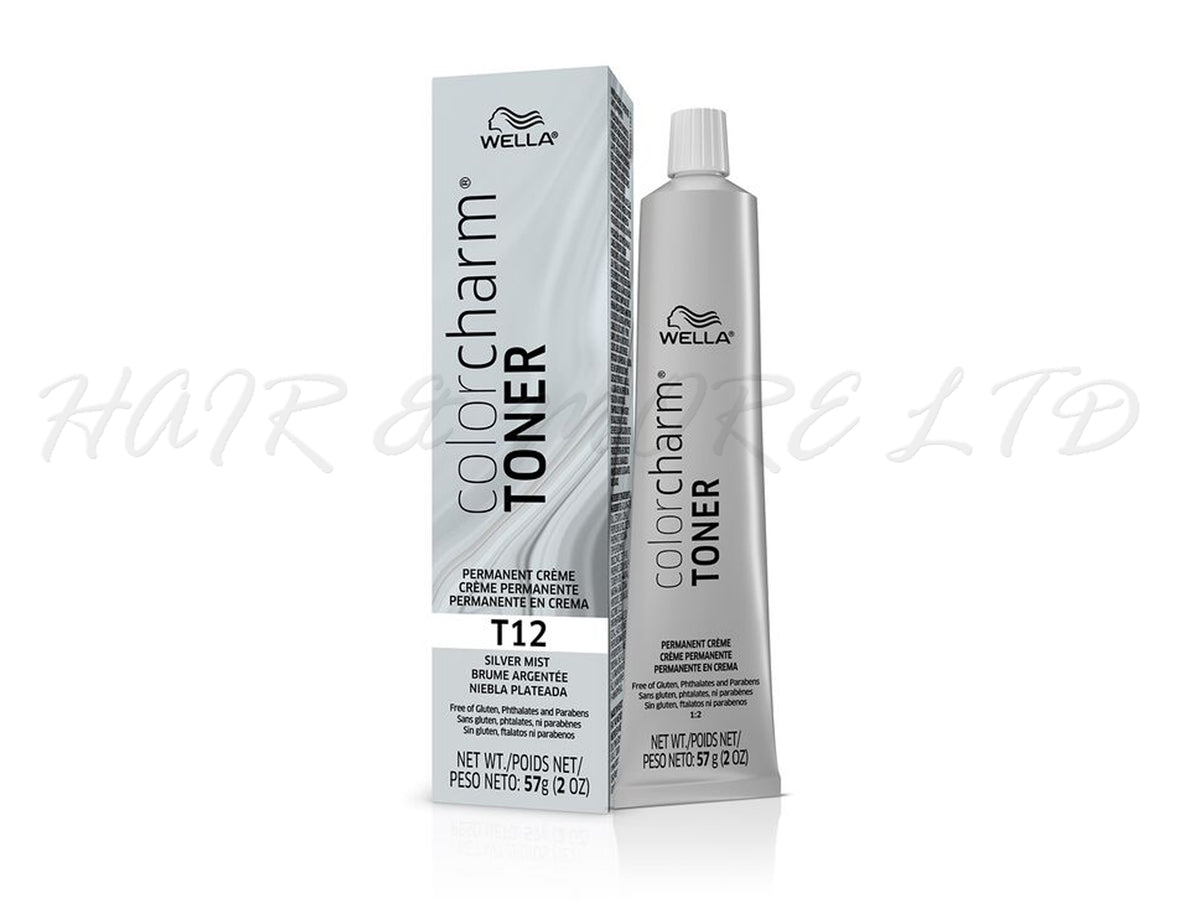 Wella Color Charm Permanent Creme Toner #T12 Silver Mist – Hair and More